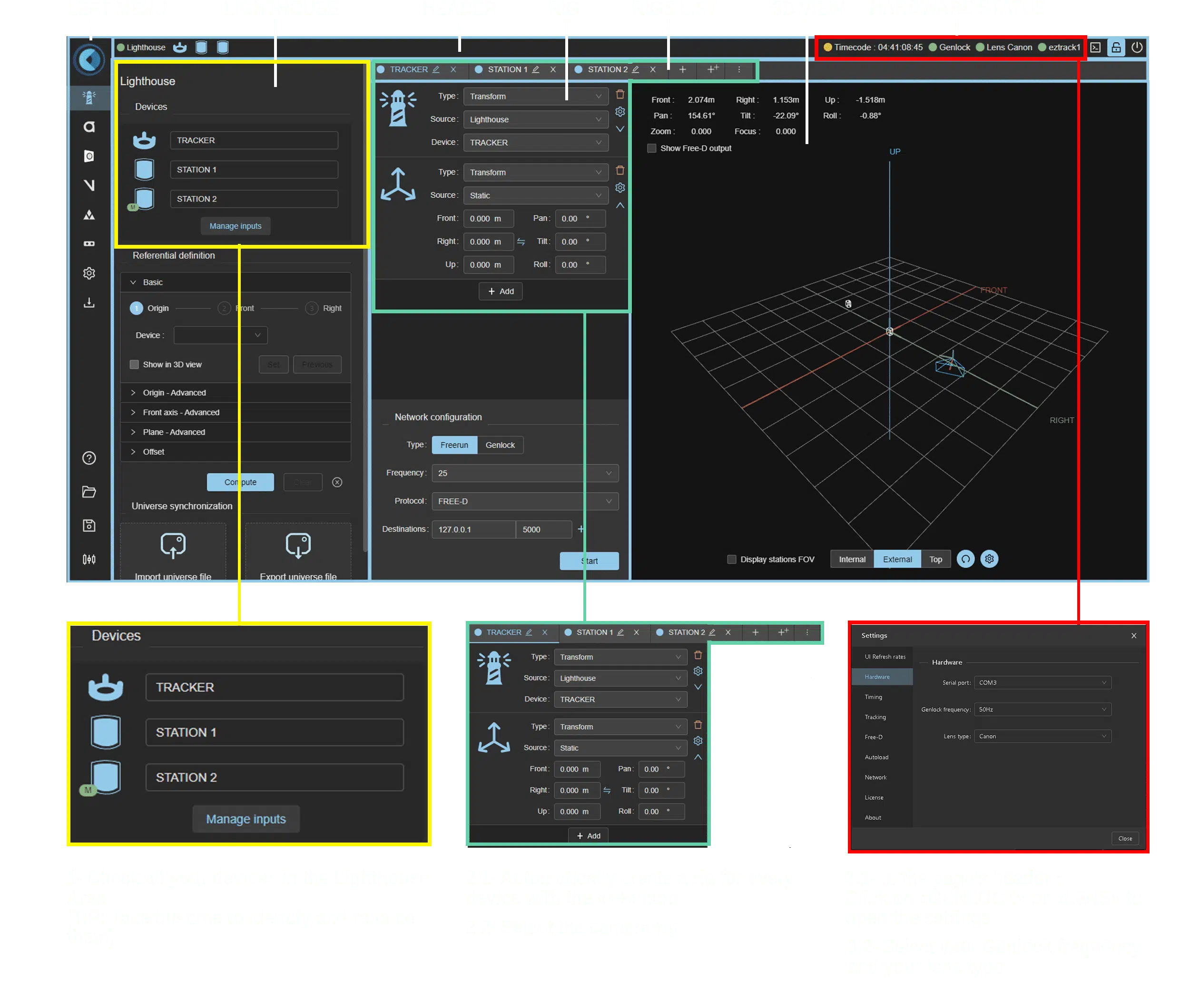 Quick Starter - EZtrack 1.7.0 Documentation