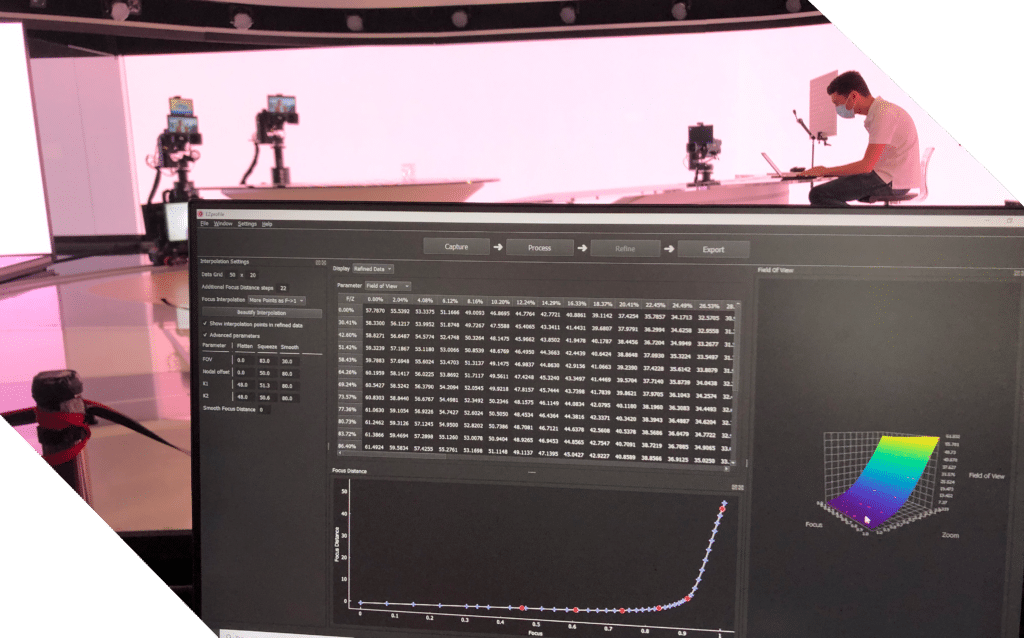 EZprofile®, universal lens profiler for virtual studio - EZtrack®